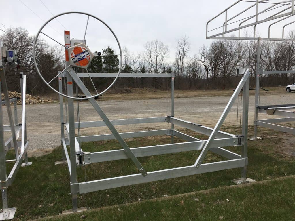 Craftlander 6000 Pound Vertical Boat Lift, 132″ Beam – Midwest Marine ...