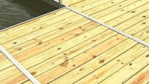 Treated Wood Dock With Aluminum Stringers – Midwest Marine Supplies