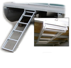 5 Step Under-deck Pontoon Boat Ladders – Midwest Marine Supplies