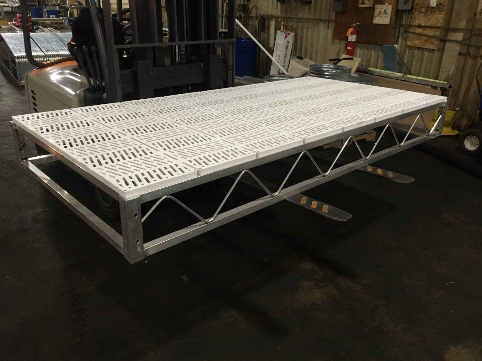 4′ x 16′ Rolling Dock with Wheels – Midwest Marine Supplies
