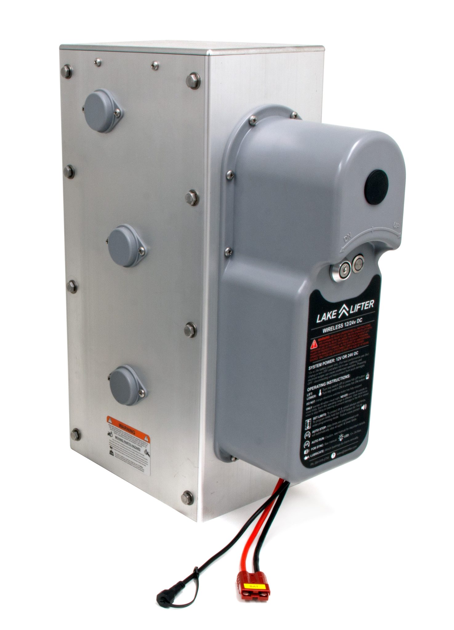 DC Integrated Boat Lift Wireless Direct Drive Motor & 5k Winch Box ...