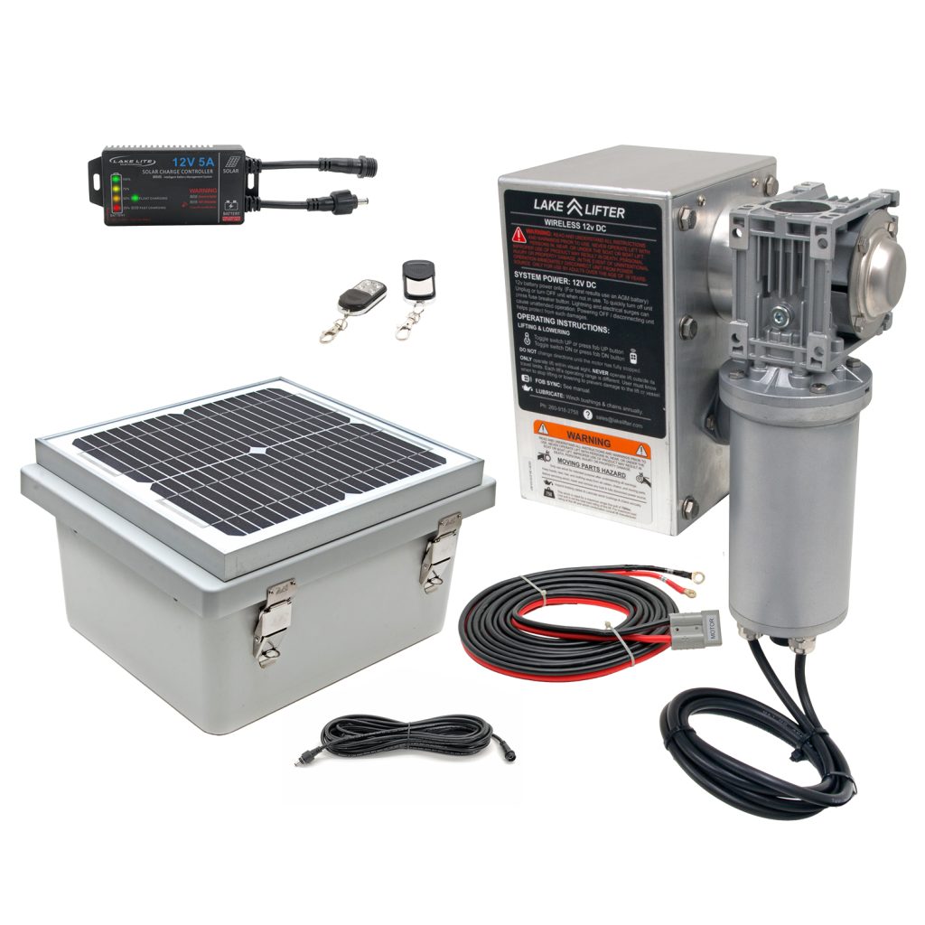 DC – Lake Lifter Direct Drive PWC Integrated Winch + Solar Charging Box ...